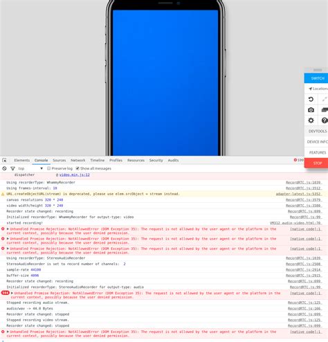 Cant Record Video In Safari · Issue 181 · Collab Projectvideojs Record · Github