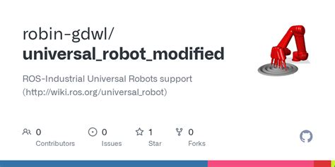 Github Robin Gdwluniversalrobotmodified Ros Industrial Universal