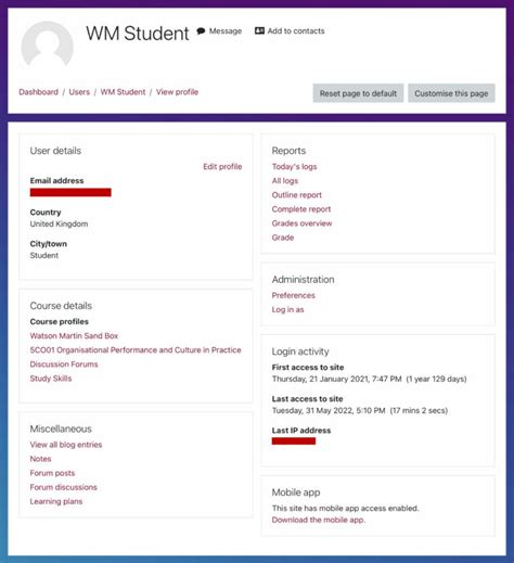How To Hide Information User Fields On Moodle Profile Page Xelium