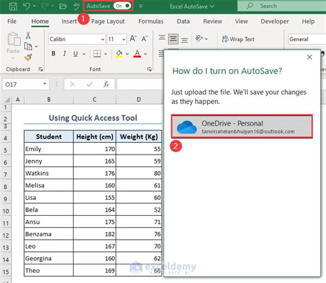 Excel Autosave Including Vba Macro Exceldemy