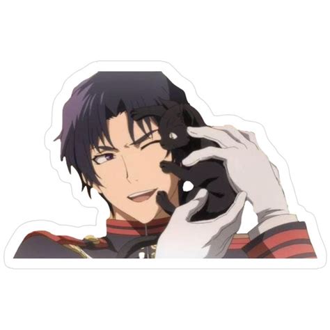 Guren And A Kitty Seraph Of The End Sticker In 2025 Seraph Of The