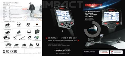 Nokta Impact Pro Metal Detector For Deep Treasure Hunting Range 10