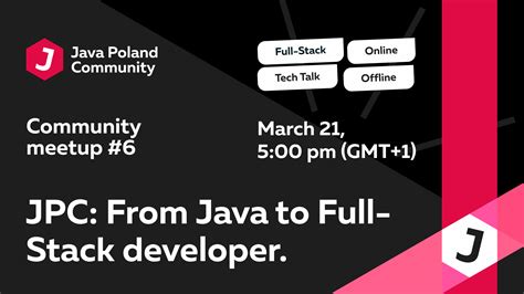 Join Java Poland Community Meetup 6