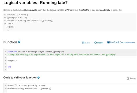Solved Logical variables: Running late? Complete the | Chegg.com