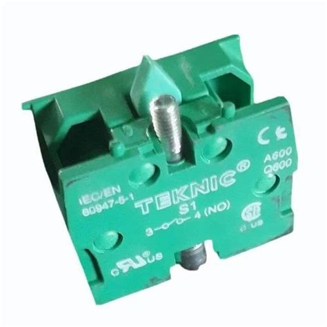 Teknic S1 Push Button Contact Block 16a 2 5mm At Rs 18 Piece In Faridabad Id 2851308496562
