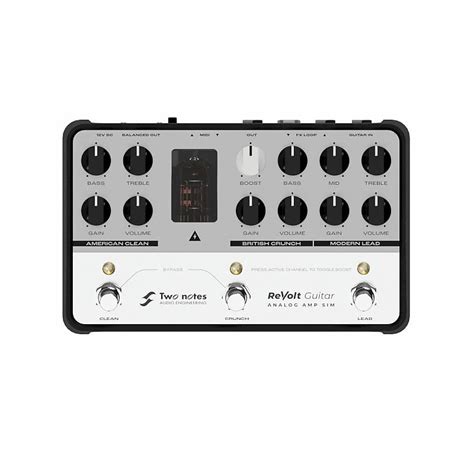 Two Notes Revolt Guitar Amp Simulator Pedal Reverb