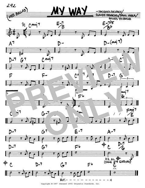 My Way Chords Frank Sinatra Free Guitar Chords