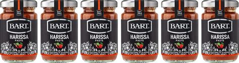 Bart Paste Harissa Paste Jar 82g Pack Of 6 Uk Grocery