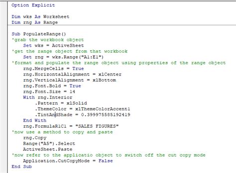 is vba object oriented automate excel