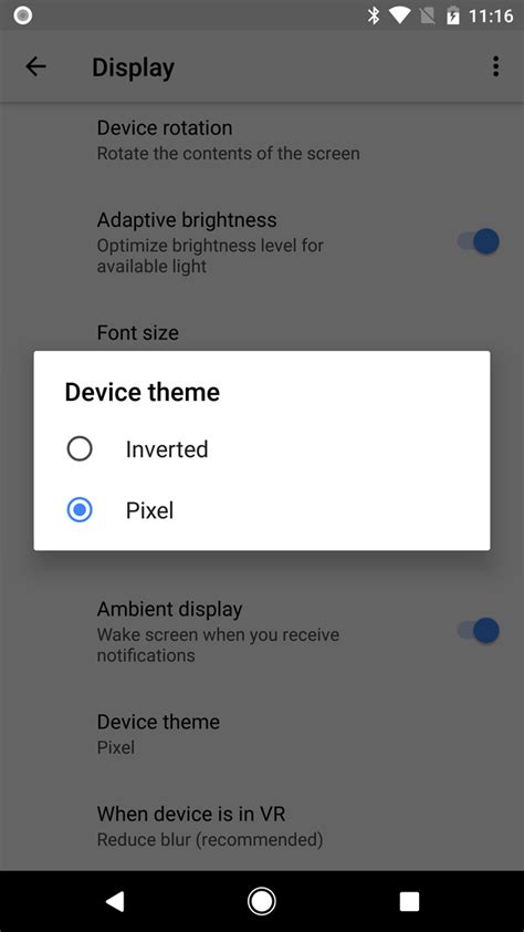Android O Feature Spotlight It Looks Like Android May Be Getting Native Support For Themes