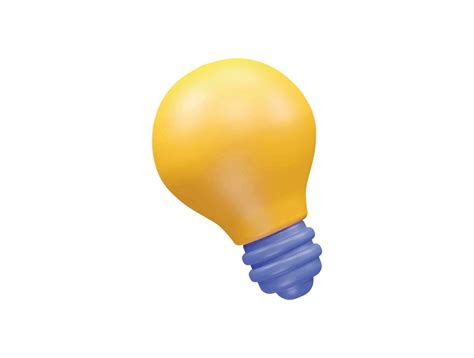 Light Icon 3d Rendering Illustration 12689051 Vector Art At Vecteezy