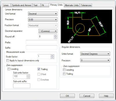 Cara Setting Dimensi Dalam Autocad Kursus Komputer Tangerang