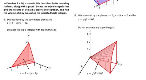 solved in exercises 9 16 a domain d is described by its bounding
