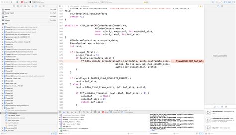 Ffh264decodeextradataavctx Extradata Avctx Extradatasize 崩溃