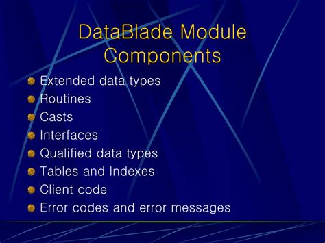 Ppt Managing The Extensible Informix Dynamic Server2000 Database Powerpoint Presentation Id