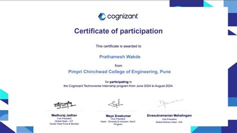 Cognizant Internship Generativeai Businessintelligence Ai Tech