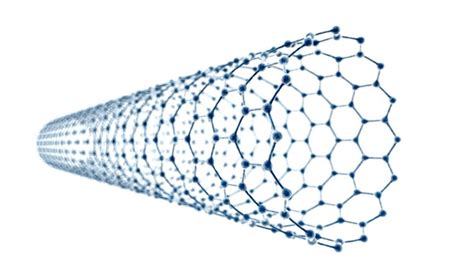 白色上的碳纳米管