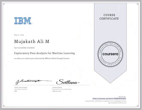 Machinelearning Dataanalysis Coursera Ibm Mujakath Ali