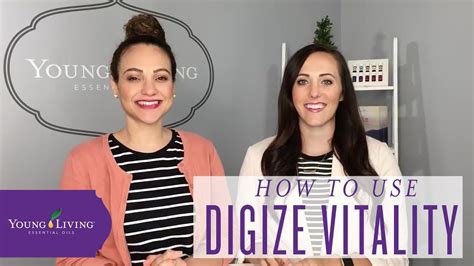 How To Use Digize Vitality Young Living Essential Oils Youtube