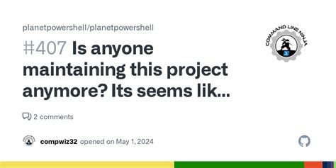 Is Anyone Maintaining This Project Anymore Its Seems Like Its On Auto