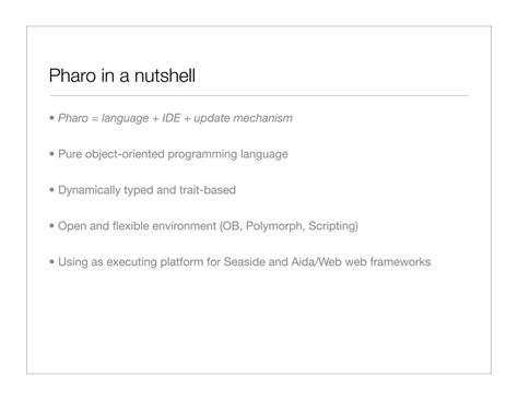 The Pharo Programming Language Pdf