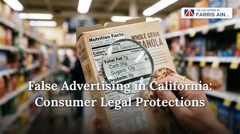 False Advertising In California Consumer Rights The Law Offices Of