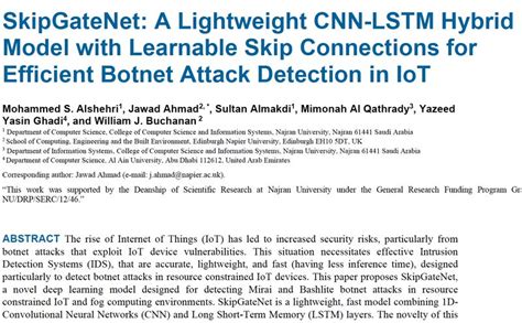 Skipgatenet A Lightweight Cnn Lstm Hybrid Model With Learnable Skip