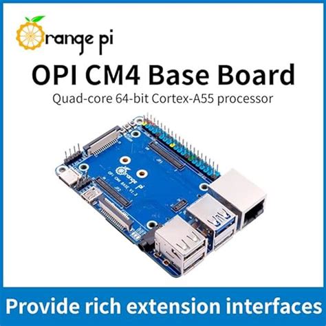 orange pi cm4 base board compute module 4 base board with 40 pin gpio