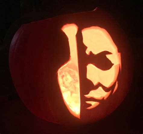 Michael Myers Pumpkin Carving