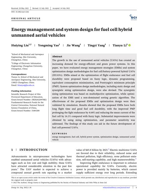 Fuel Cell Unmanned Aircraft At Maggie Dunn Blog