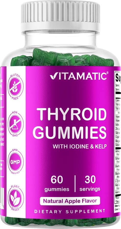Thyraid Thyroid Supplement Iodine Kelp Ashwagandha Vegan 60 Capsules 1