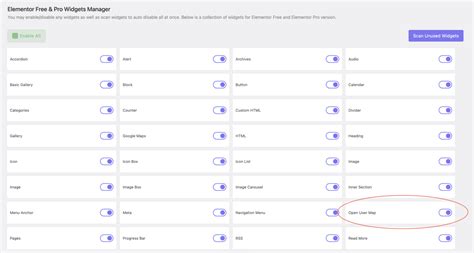 Open User Map Widget Doesnt Show Up In Elementor Elements Open User Map Wordpress Plugin