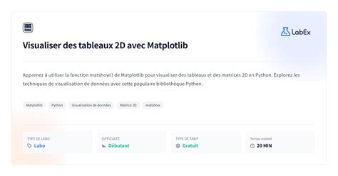 Matplotlib Visualisation De Données Python Visualisation De