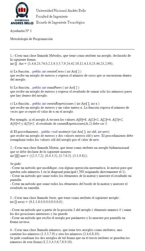 Ejercicios Tipo Array And Array