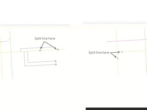 Split Lines At Point Intersect Split Lines At Po Esri Community