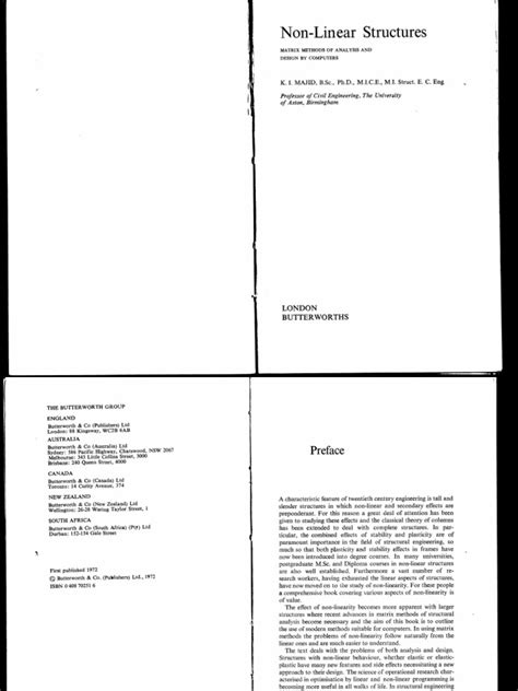 Ki Majid Non Linear Structures Matrix Methods Pdf Pdf