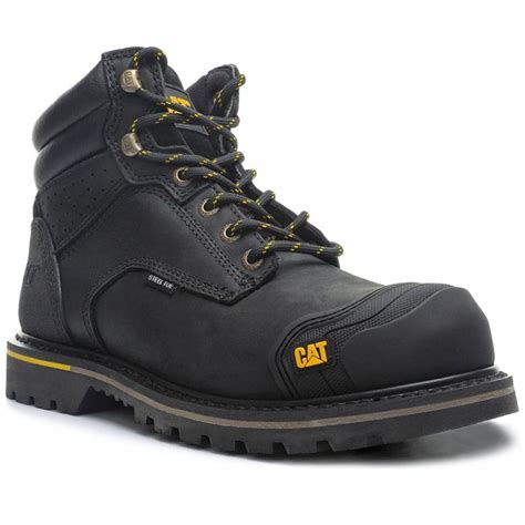 Bota De Piel Para Caballero Negro Cat