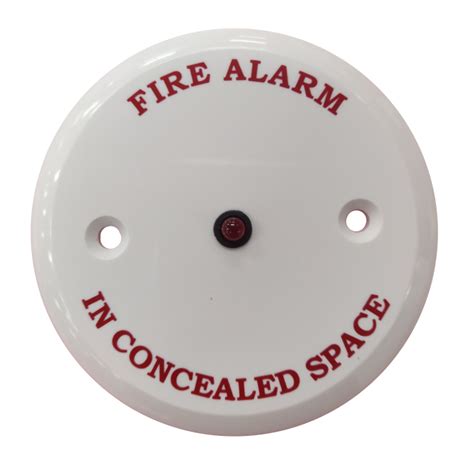 Remote Indicator Fire Alarm In Concealed Space