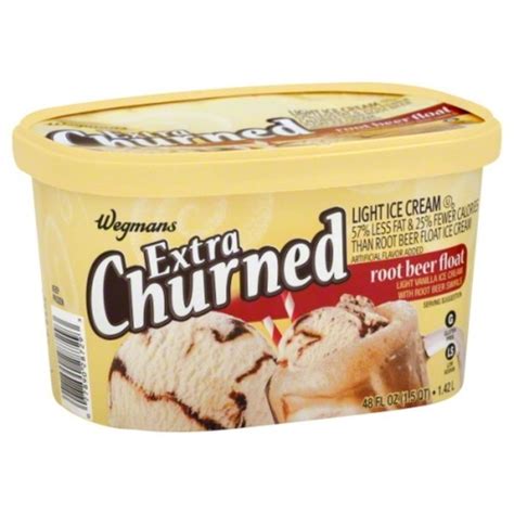 Wegmans Extra Churned Ice Cream Light Root Beer Float 48 Fl Oz