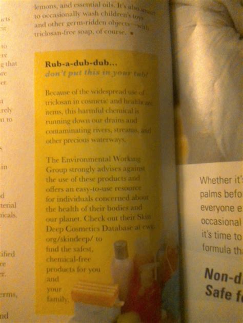 Chemical Database For Bath Products In Cosmetics Triclosan Chemical