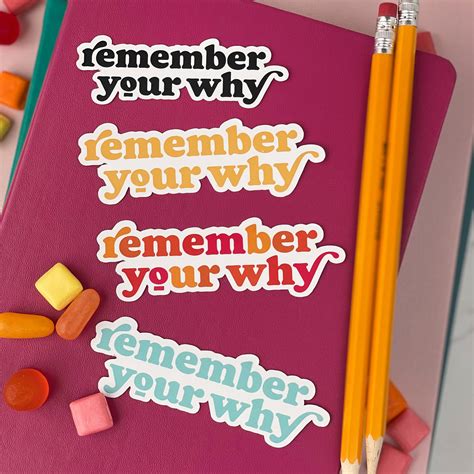 Laptop Stickers Remember Your Why Ts For Teachers Etsy