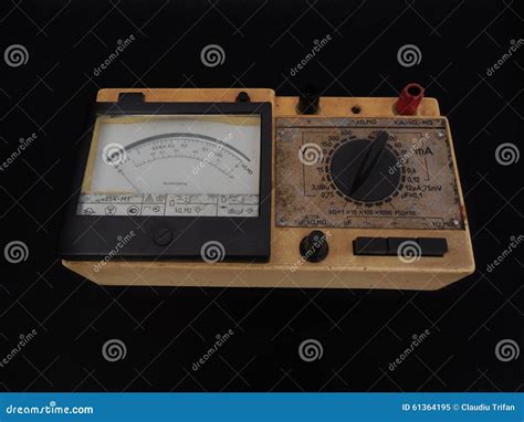 Analog Multimeter Stock Image Image Of Analog Device 61364195