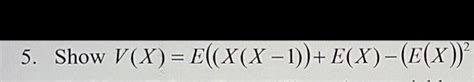 Solved V X E X X1 E X E X 2 Chegg Com