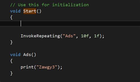 What Is Wrong With InvokeRepeating It Doesn T Work In Start Function