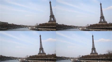 塞纳河上的埃菲尔铁塔和船只 视频素材下载 编号 11477010 光厂 Vj师网