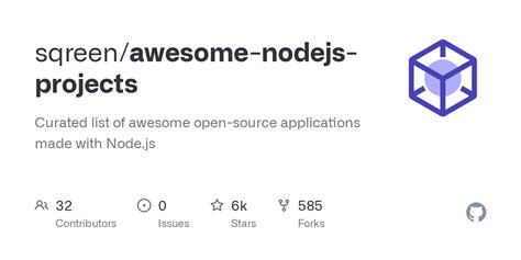 Awesome Nodejs Projectsreadmemd At Master · Sqreenawesome Nodejs