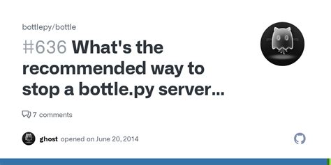 Whats The Recommended Way To Stop A Bottlepy Server Handling Ctrl C