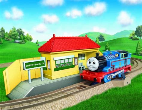 Thomas The Train Trackmaster Thomas Busy Day Starter Set Wooden Train Set Toys