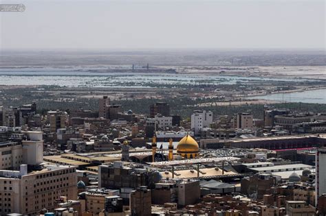 آخرین خبر عکس تصاویر هوایی زیبا از نجف اشرف در روز رحلت رسول خدا صلی