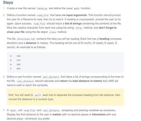 Solved Steps 1 Create A New File Named Lab10 Py And Define